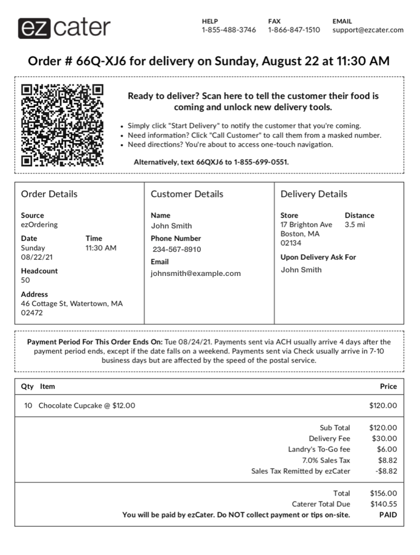 QR Codes for Delivery Tracking