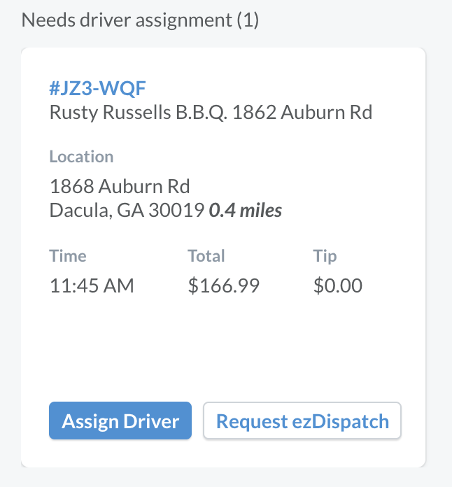 Getting Started with Delivery Management